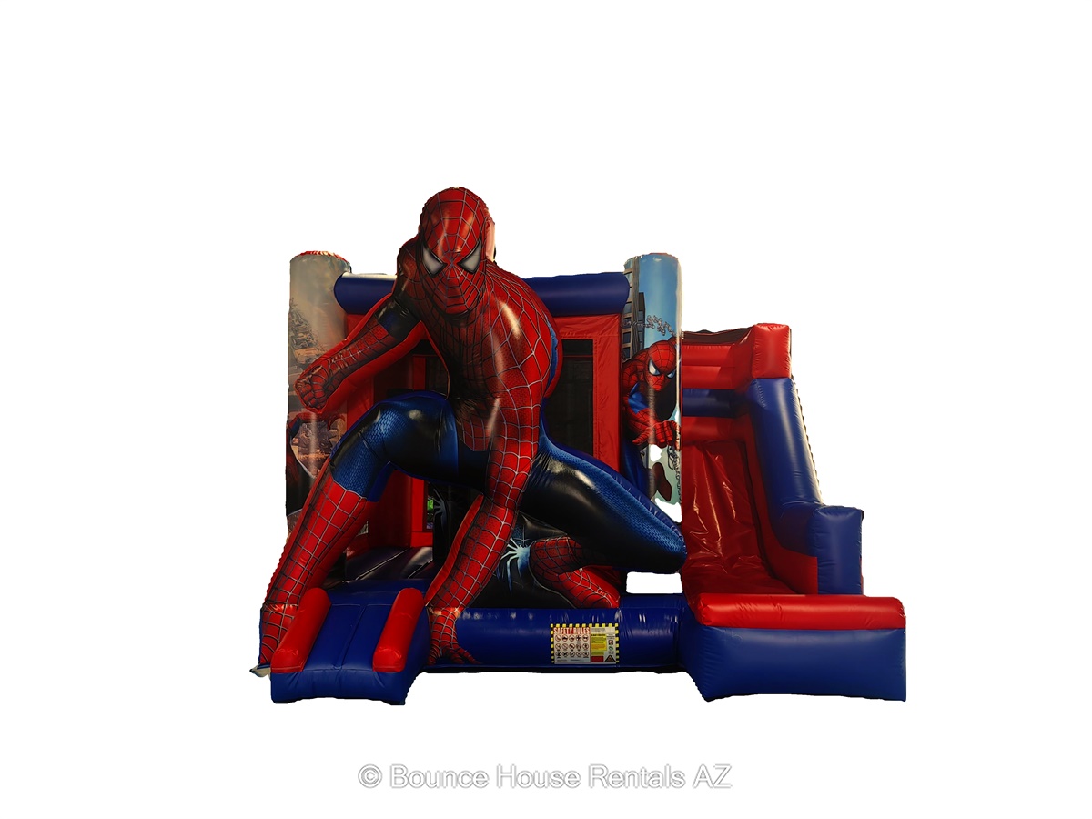 inflatable Spiderman bounce house castle jumper for rent